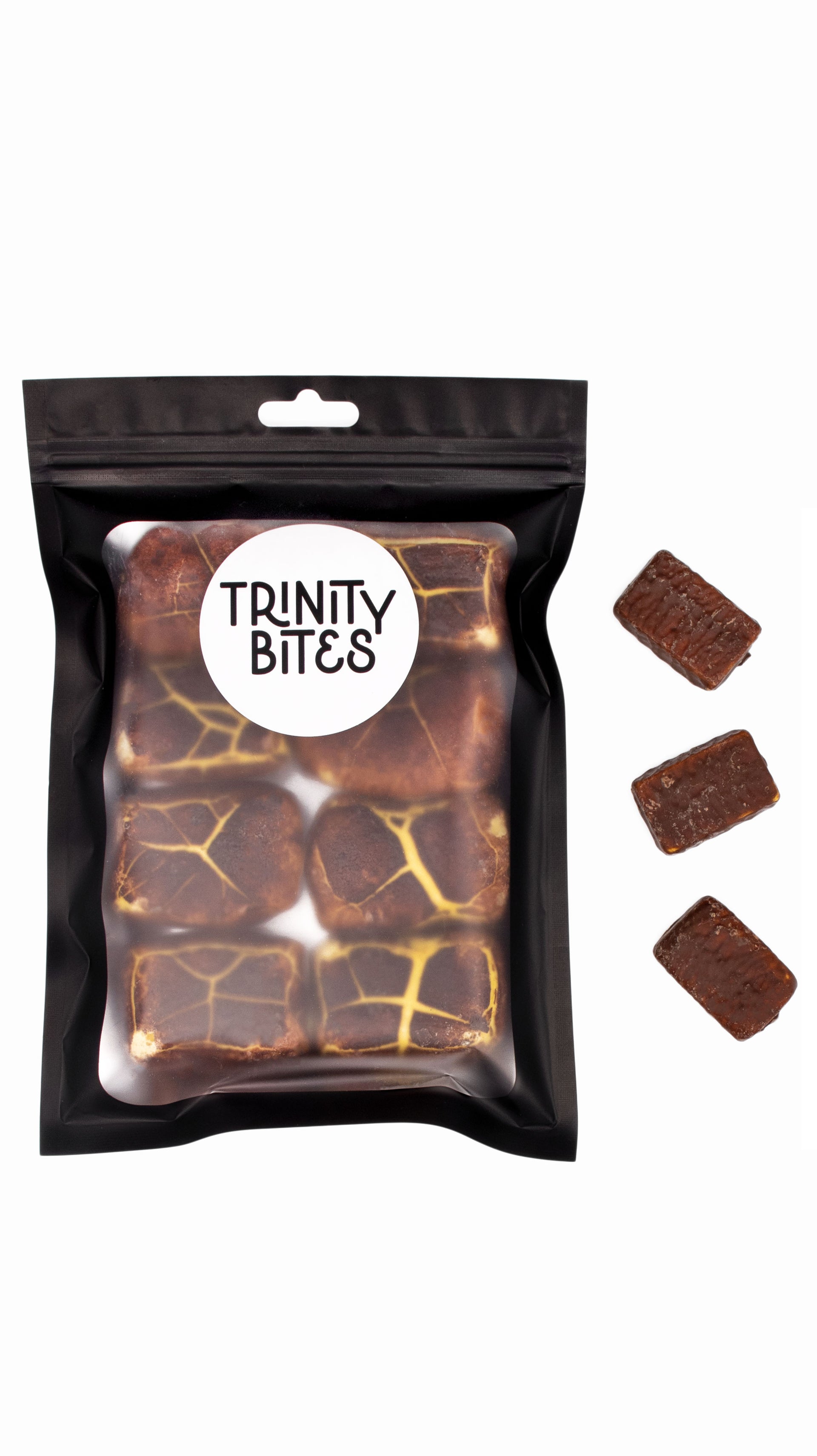 Trinity Bites Freeze- Dried Choc Pineapple Bites Candy Lollies LIMITED